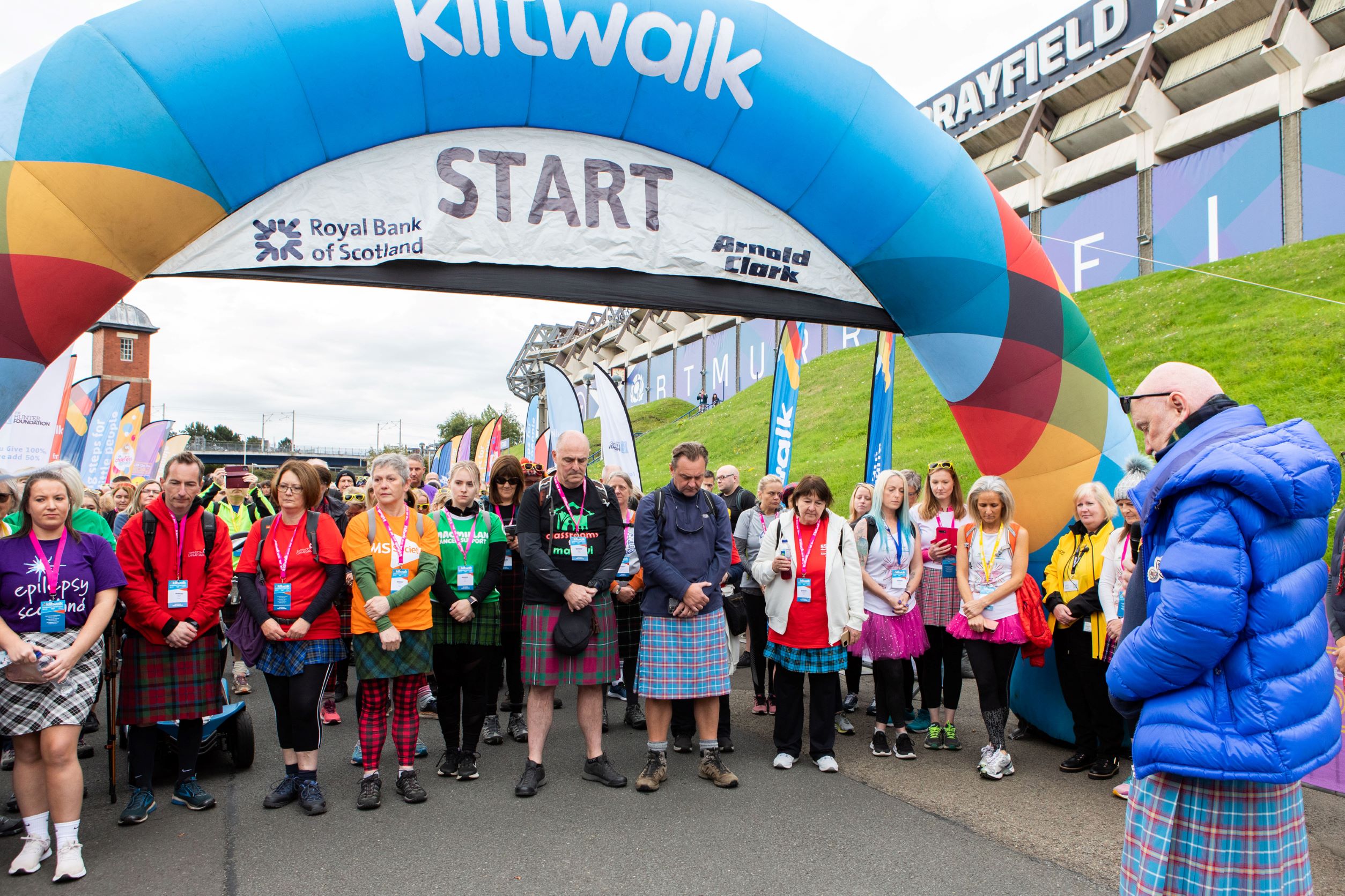 Kiltwalk marks mass participation return in Edinburgh with tribute to ...