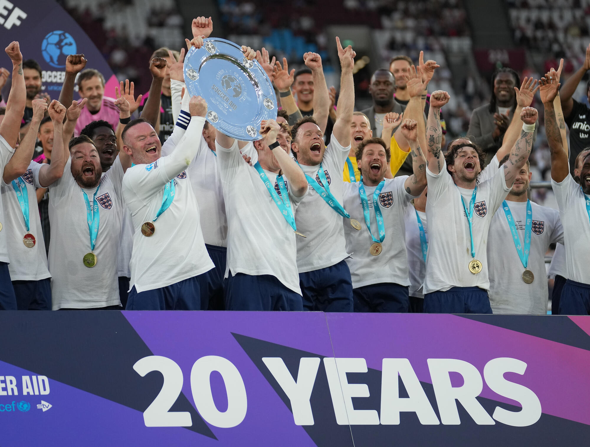 Soccer Aid’s 20th anniversary match raises record £16.5m for UNICEF ...